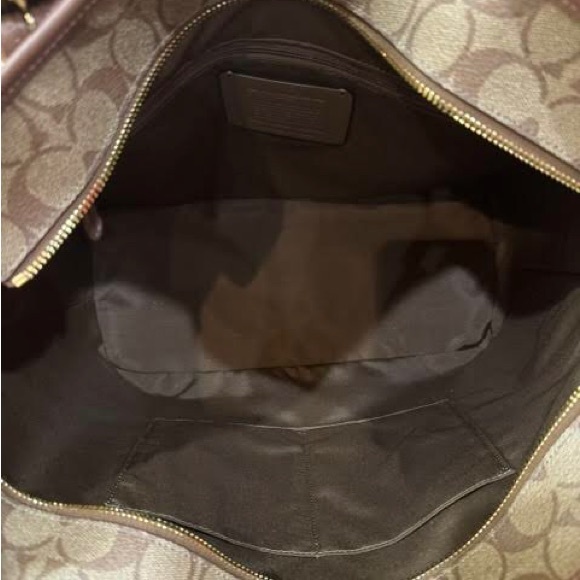 Coach | Bags | Coach Signature Canvasleather Ashton Tote Shoulder Bag ...